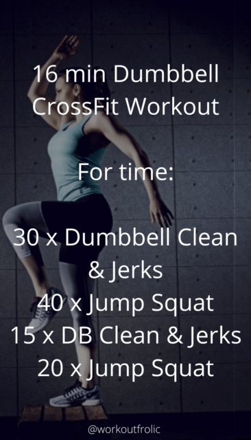 Simple And Effective 16 Min Dumbbell CrossFit Workout